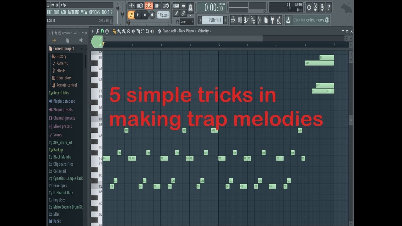 5 simple tricks in making trap melodies - YouTube