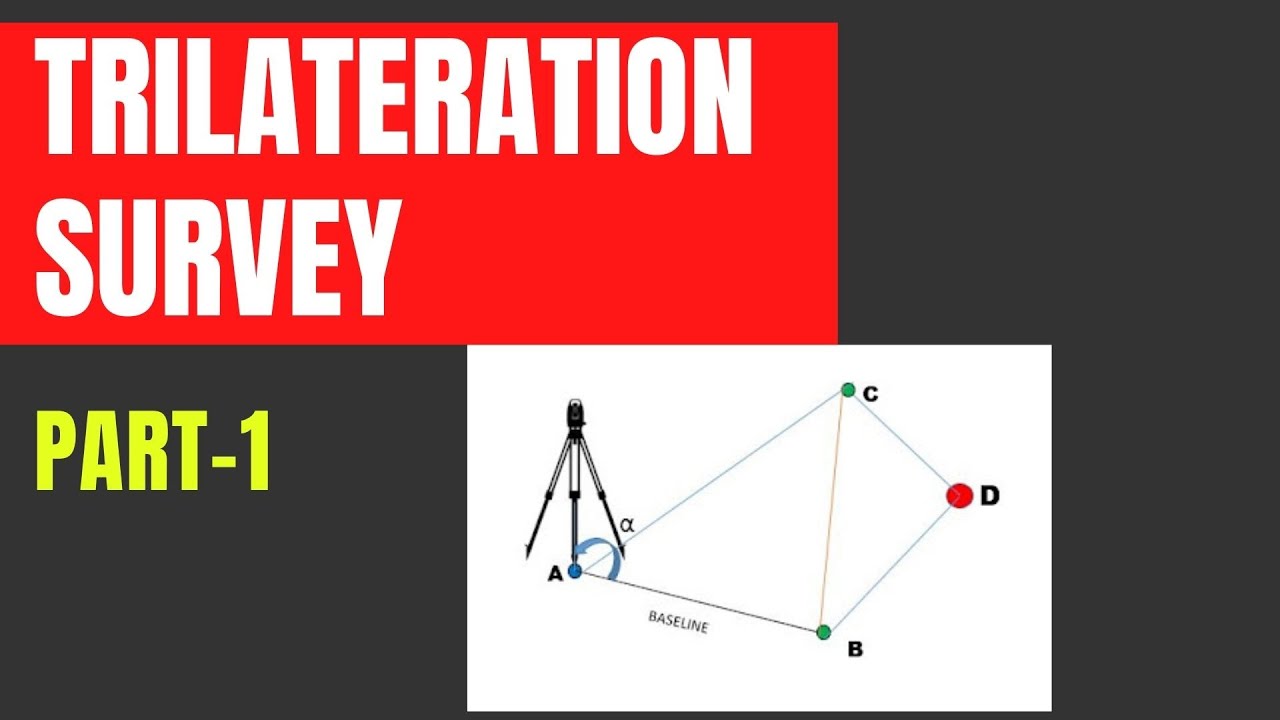 Trilateration in Surveying - Part 1 - YouTube