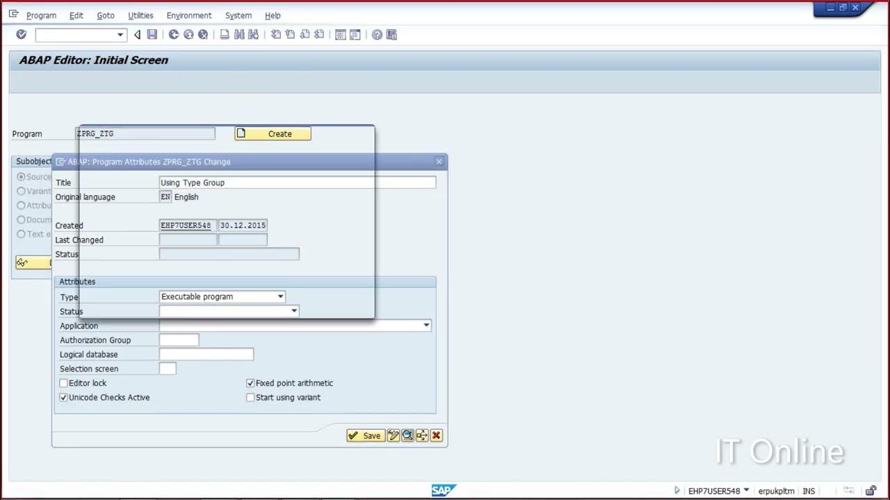SAP ABAP: View and type group 3 #sapabap - YouTube