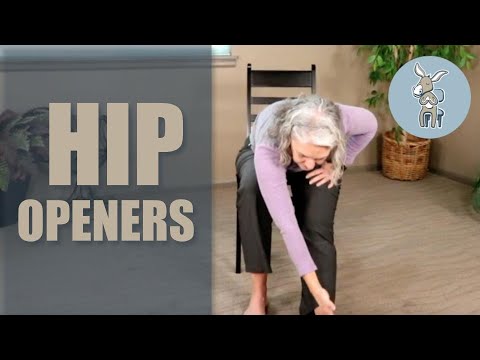 Chair Yoga Hip Openers - 50 Minutes Seated - YouTube