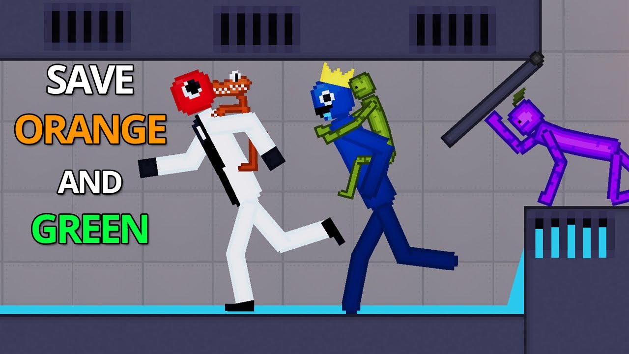 Rainbow Friends Help ORANGE and GREEN Escape - Roblox Rainbow Friends ...