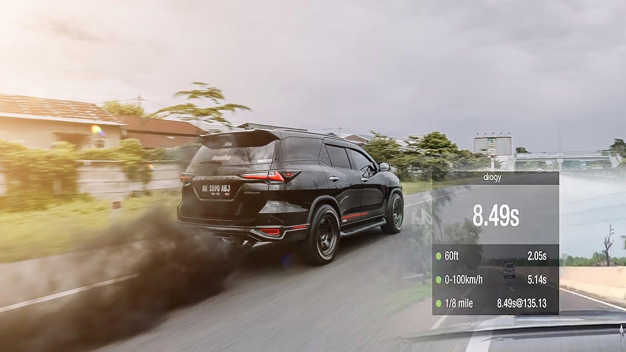 FORTUNER VRZ 1GD | Test 8.5 Detik | Diesel Cinematic - YouTube