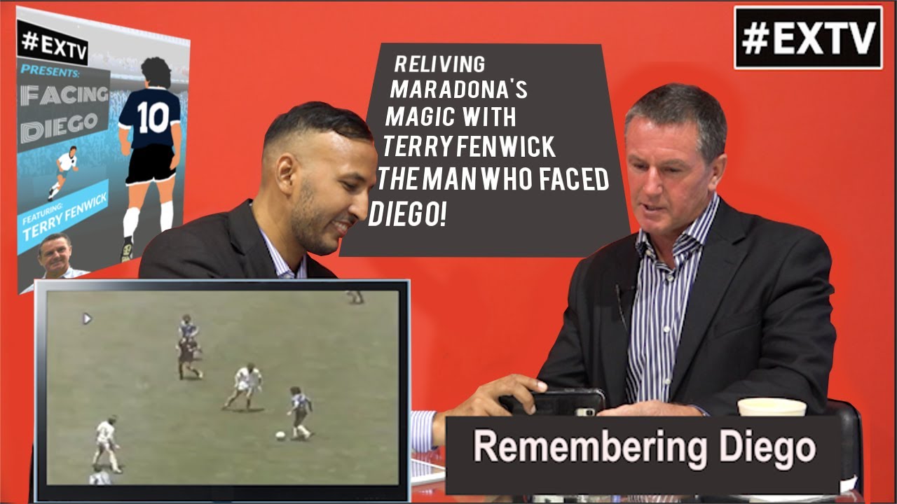 England defender Terry Fenwick remembers the "Hand of God" & facing ...