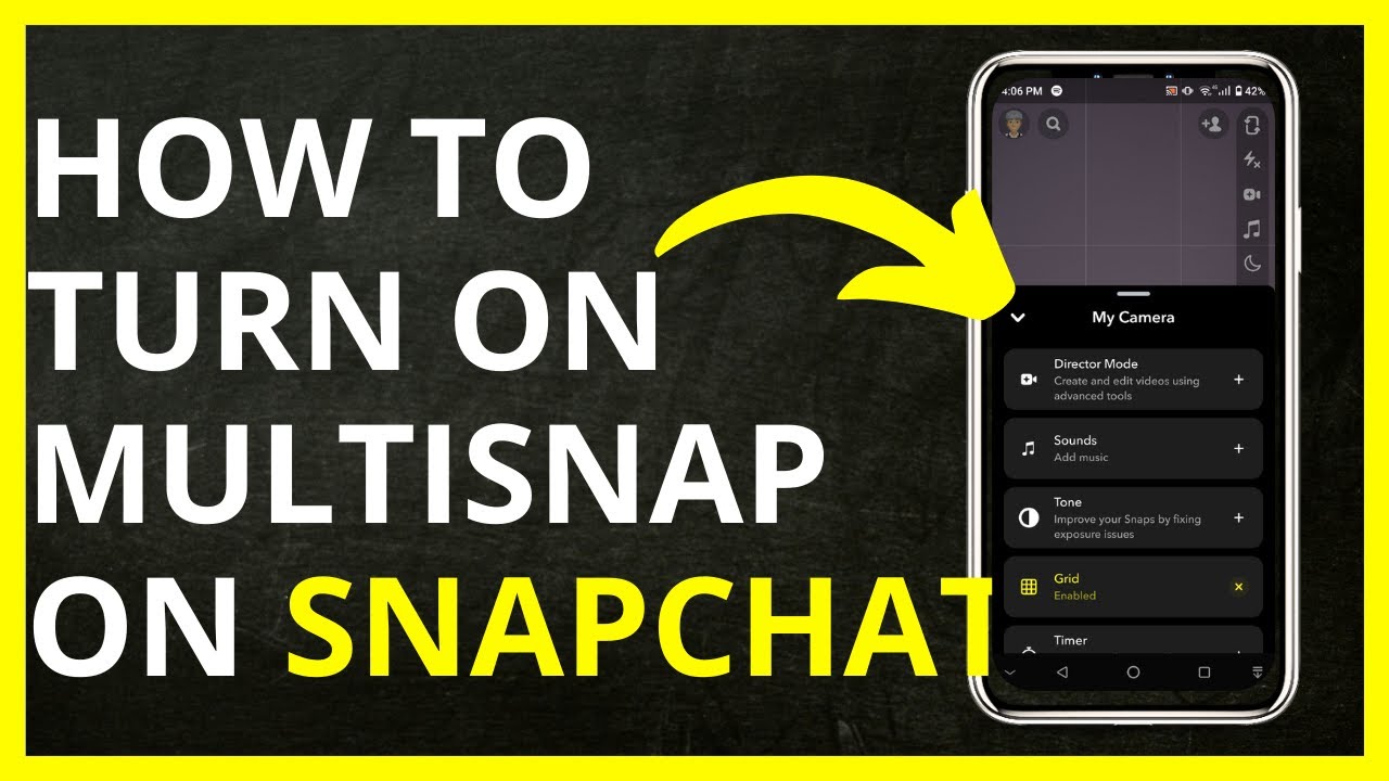 How to Turn On Multisnap on Snapchat in 2024 - YouTube