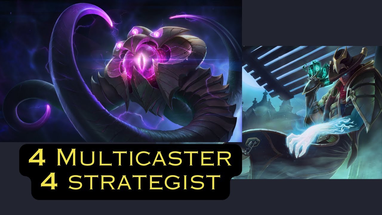 4 Multicaster and 4 Strategist not enough to win vs Demacia | TFT Set 9 ...