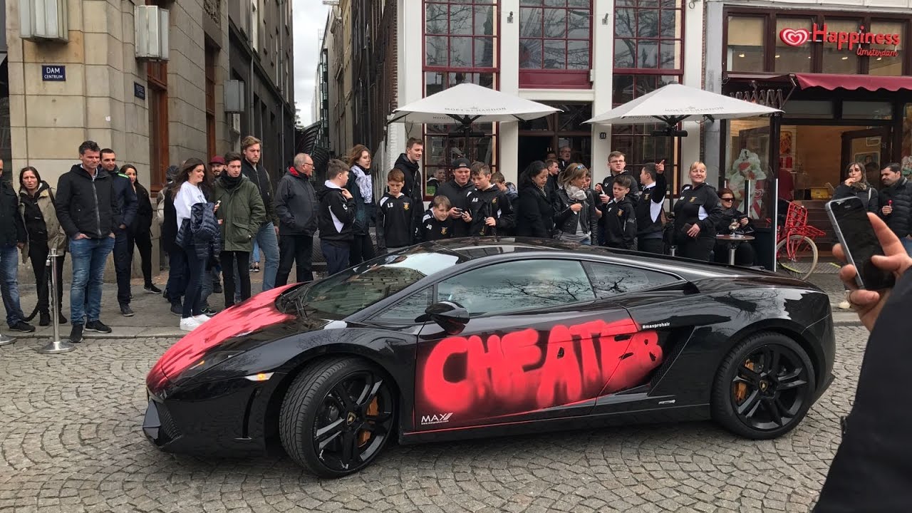 The TRUTH behind the CHEATER Lamborghini in Amsterdam - YouTube