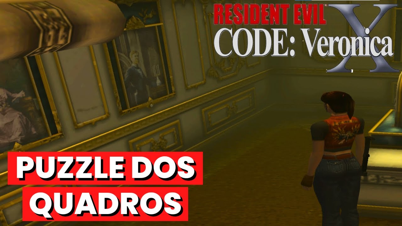 RESIDENT EVIL CODE VERONICA - PUZZLE DOS QUADROS - YouTube