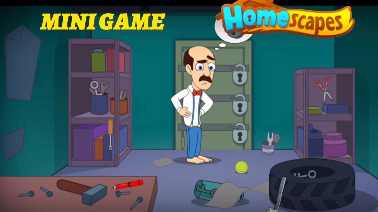 Homescapes mini game - YouTube