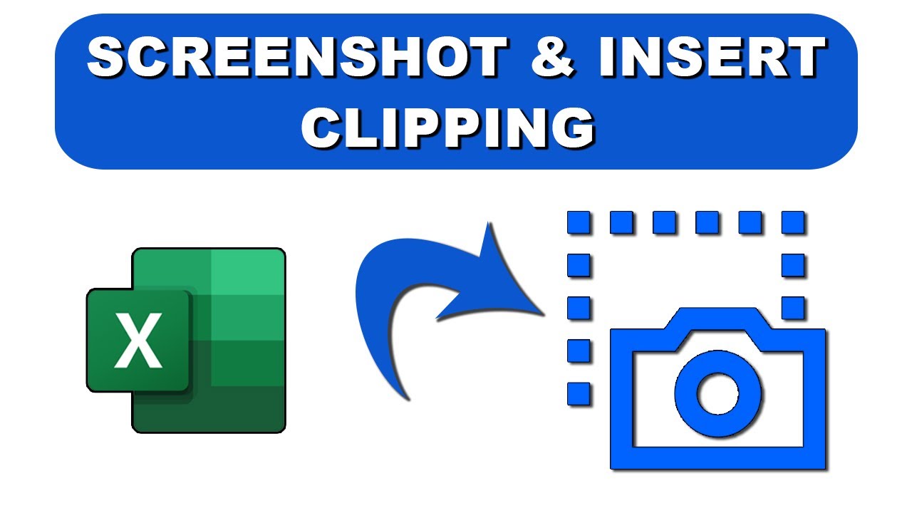 How to take a screenshot and insert in Microsoft Excel - YouTube
