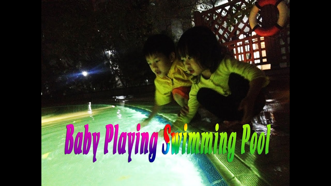 Baby Playing Swimming Pool - Baby Funny - YouTube
