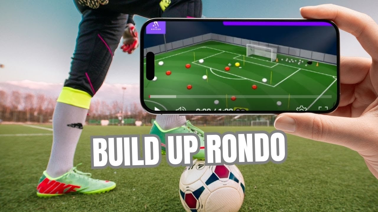 Playing Out From The Back Rondo | Football/Soccer - YouTube