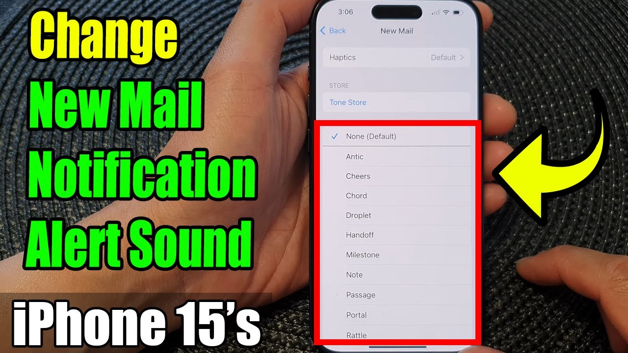 iPhone 15/15 Pro Max: How to Change The New Mail Notification Alert ...