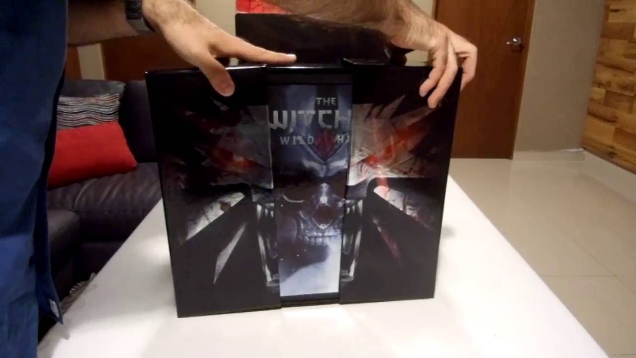 Unboxing The Witcher 3 Wild Hunt Collector's Edition - YouTube
