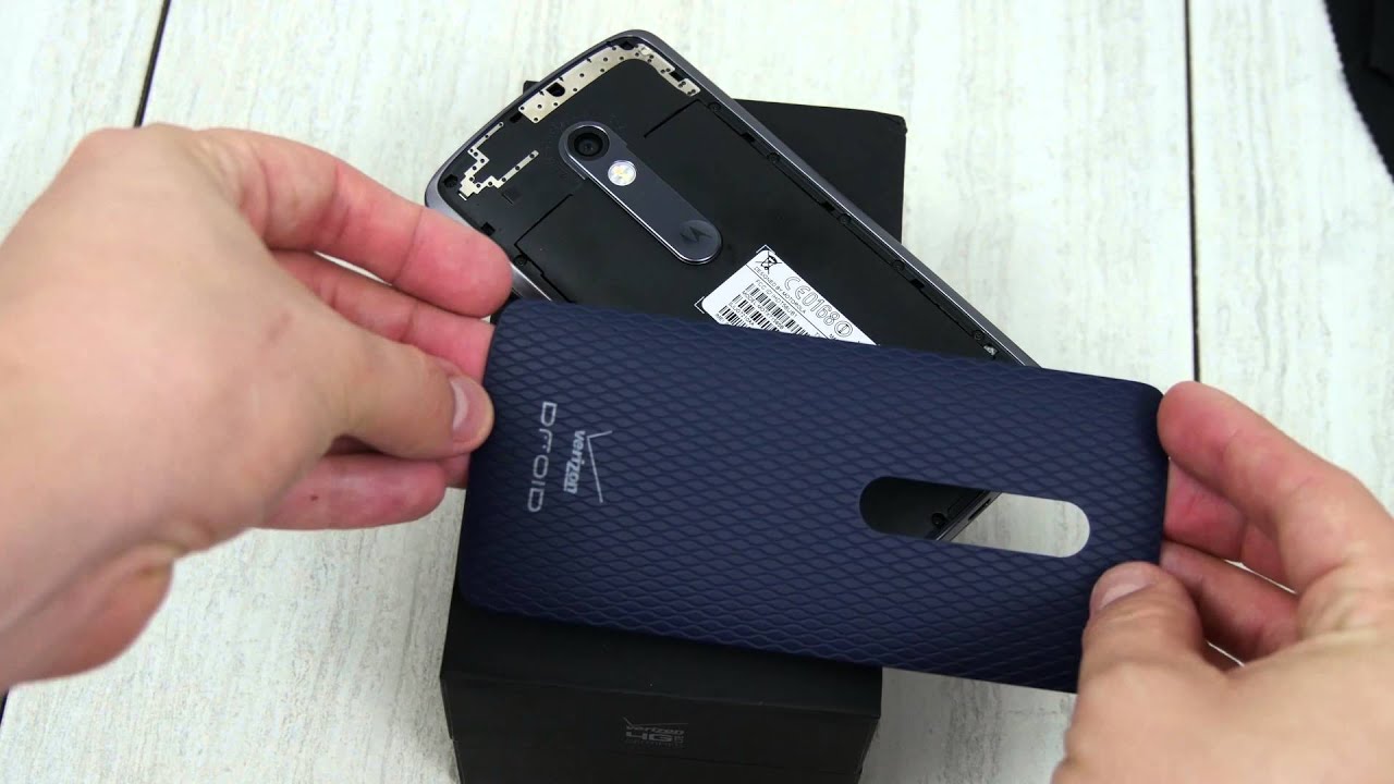 Motorola Droid Maxx 2 Blue Unboxing & Overview - Compare Moto X Pure to ...