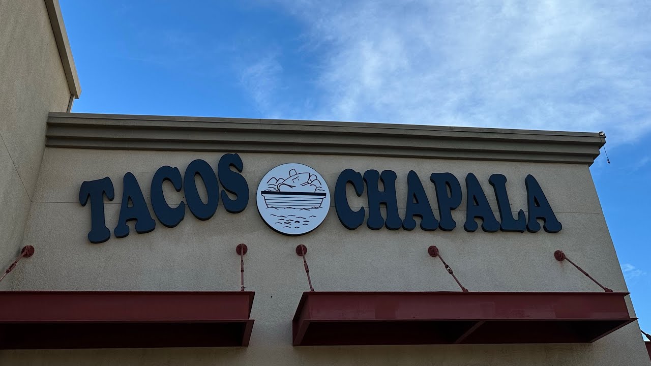 Eating at Tacos Chapala | Mexican Food | Chicken Burrito, Pork Tacos ...
