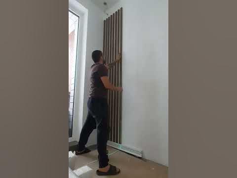 декоративные рейки на стену. - YouTube