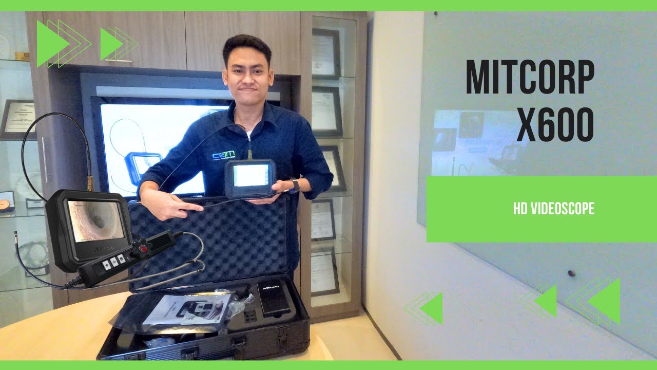 UNBOXING AND REVIEW MITCORP X600 HD VIDEOSCOPE - YouTube