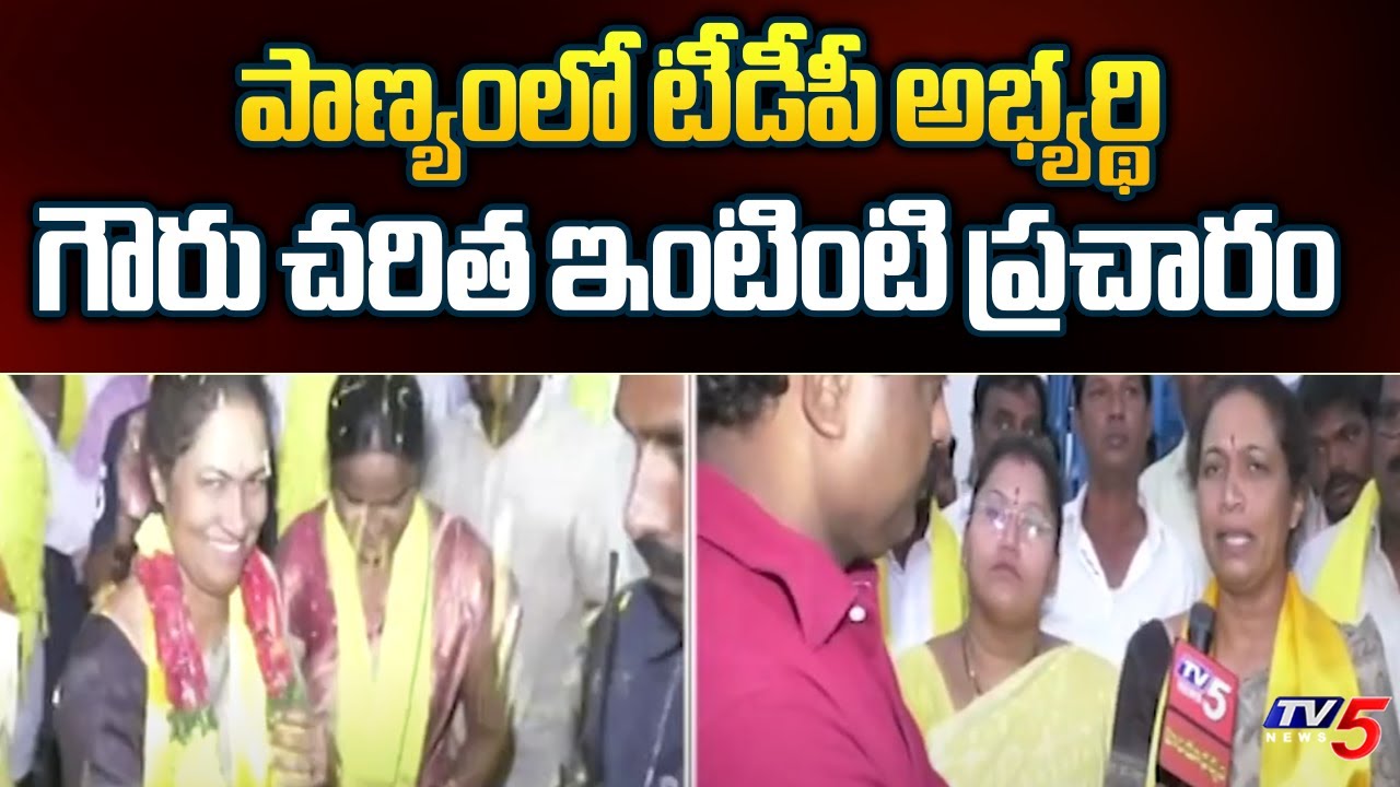 Panyam TDP MLA Candidate Gouru Charita Reddy Face To Face Over Election ...