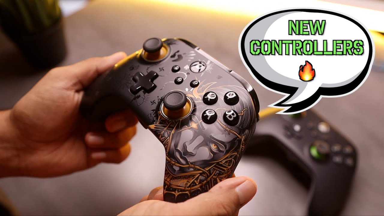 NEW Controllers and Wireless Mic for my Gaming Setup 😍 - YouTube