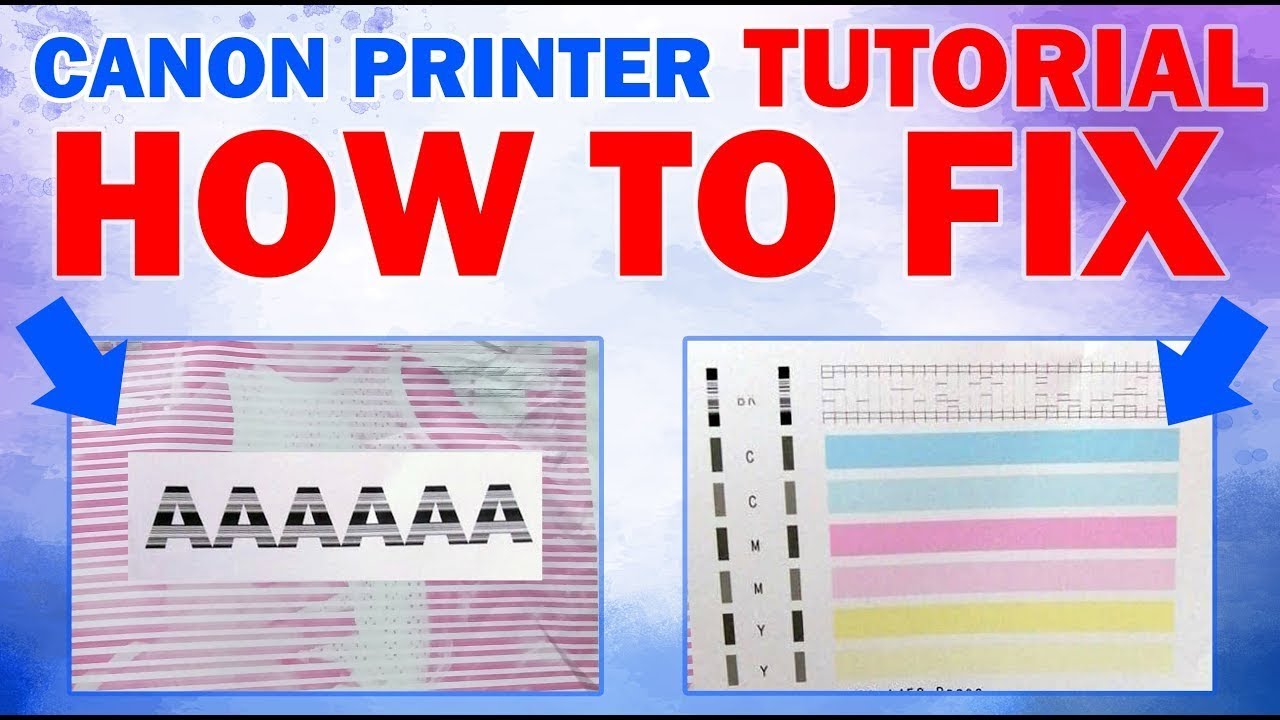 Paano ayusin ang GUHIT GUHIT NA PRINT - Canon Printer IP2770 DETAILED ...