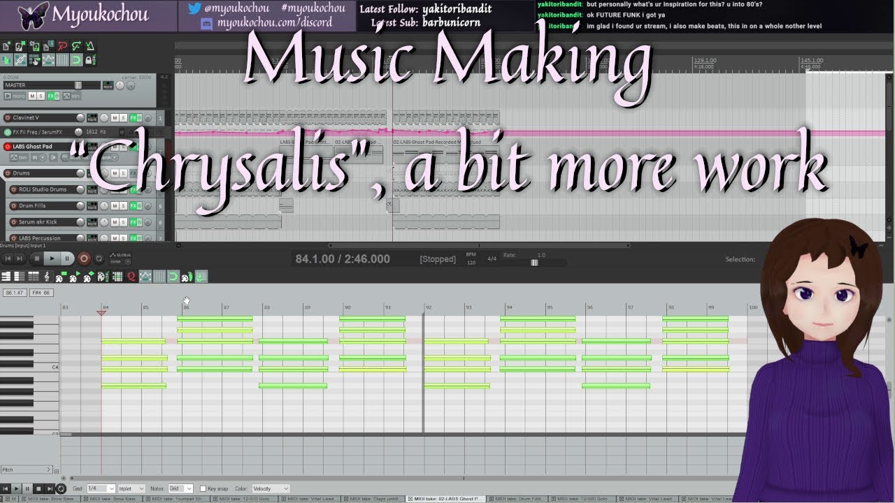 VOD 2021-06-24: Music, working on ‘Chrysalis’ a bit more… - YouTube