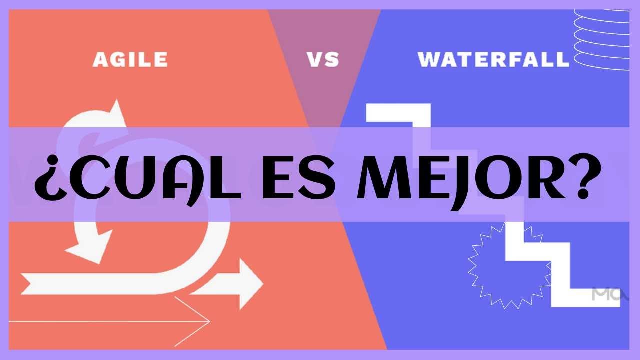 🔥 DIFERENCIA entre las METODOLOGÍAS Waterfall (en cascadas) & Ágil | En ...