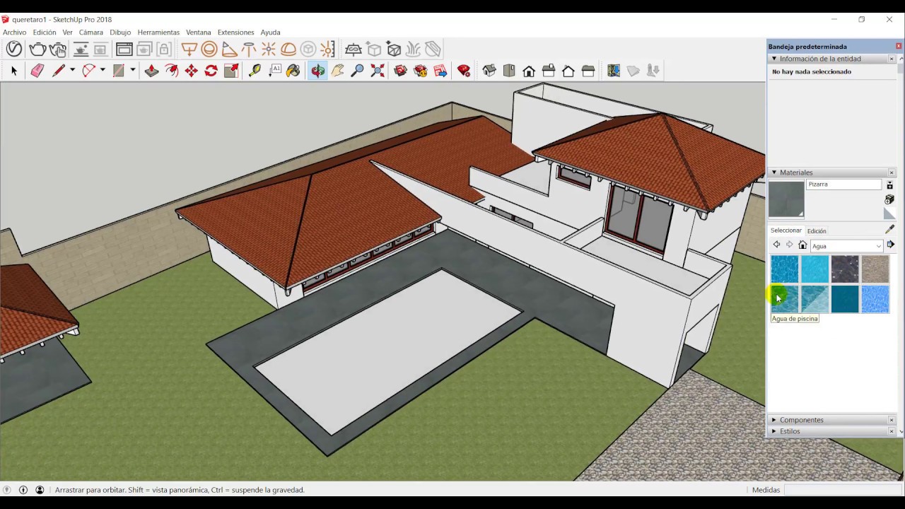 Diseño de casa tridimensional en terreno 30x30 M.14 - YouTube