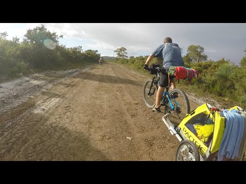 Cycle touring - Nelson Bay to Mungo Brush and Forster, NSW.