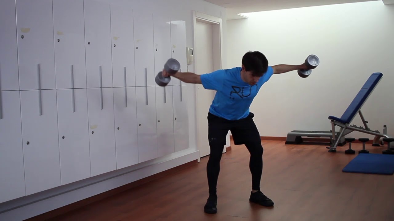 Dumbell Row Flyes - YouTube