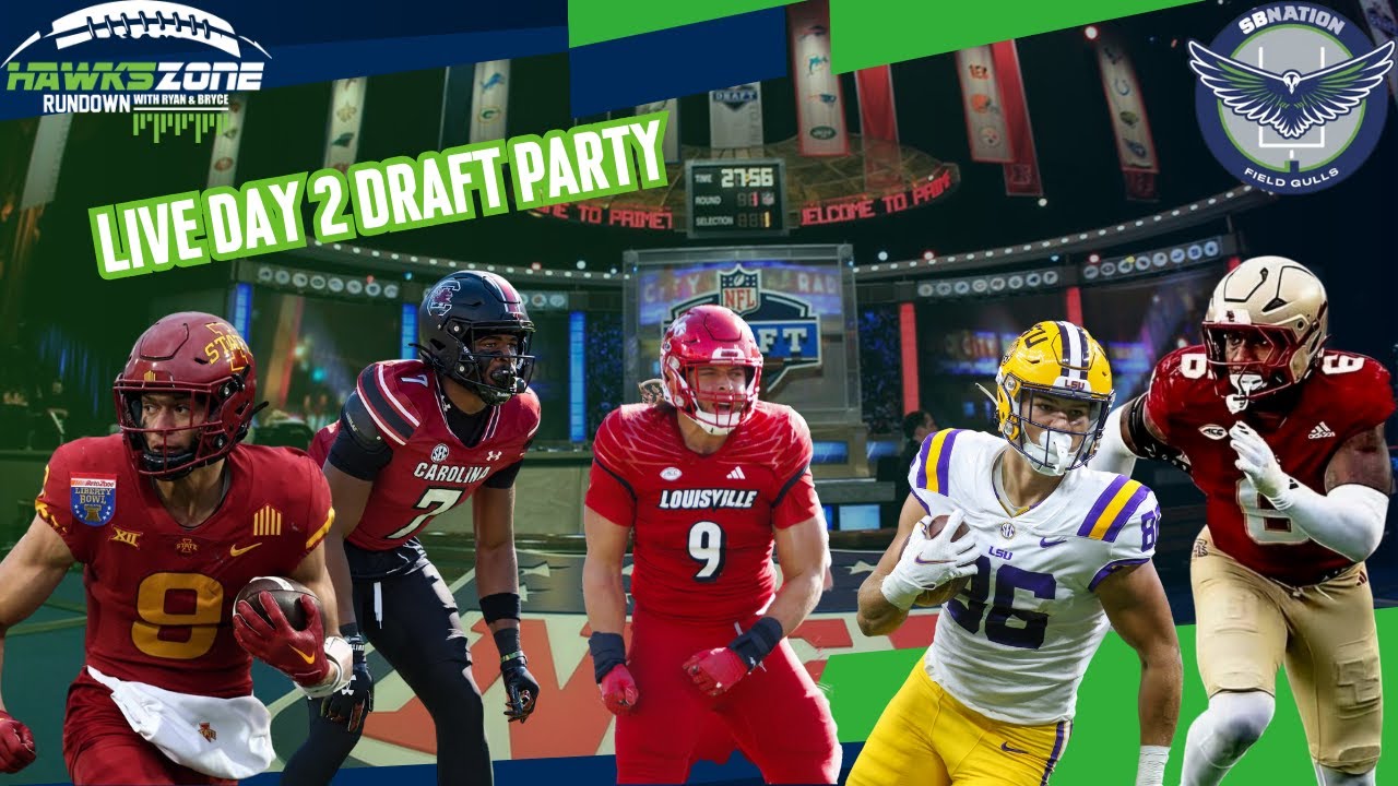 LIVE DAY 2 NFL DRAFT WATCH PARTY - YouTube