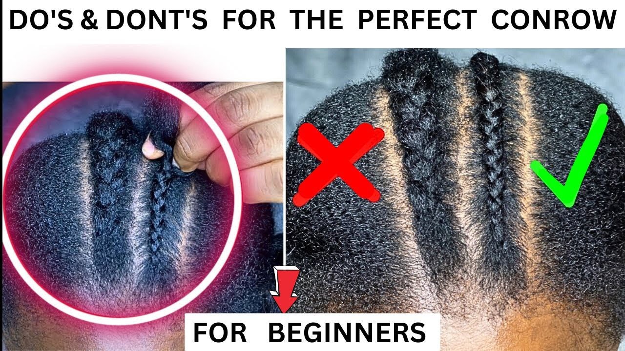 Conrow Tutorial on Short 4c Natural Hair - 3 Tips To Getting Tight ...