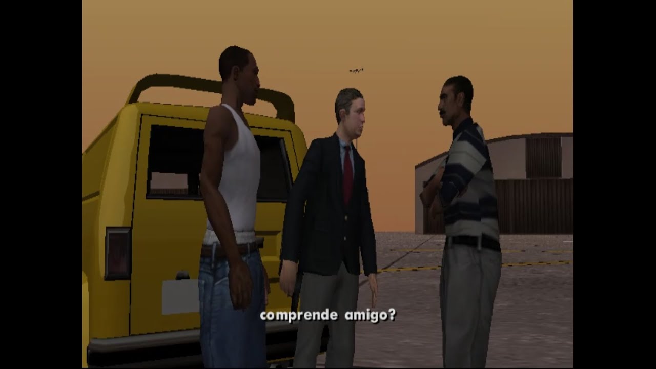 GTA San Andreas PS2 1992 2004 Young Maylay CJ Carl Johnson Meets James ...