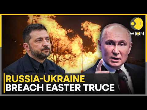 Russia-Ukraine War: Moscow & Kyiv Trade Fire & Barbs Breaching Orthodox Easter Ceasefire | WION News