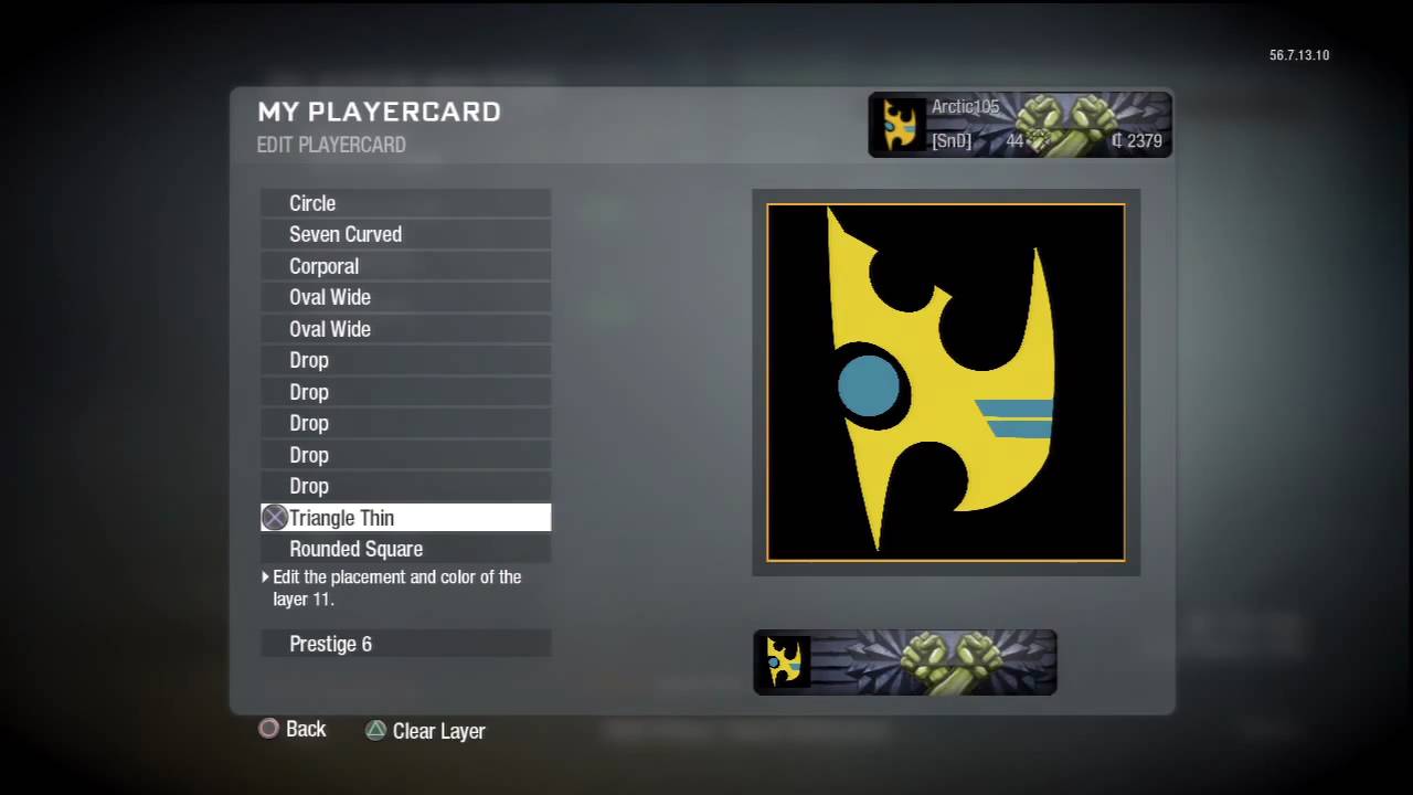 Black Ops Emblem Editor Tutorial - Star Craft 2, Protoss logo - YouTube