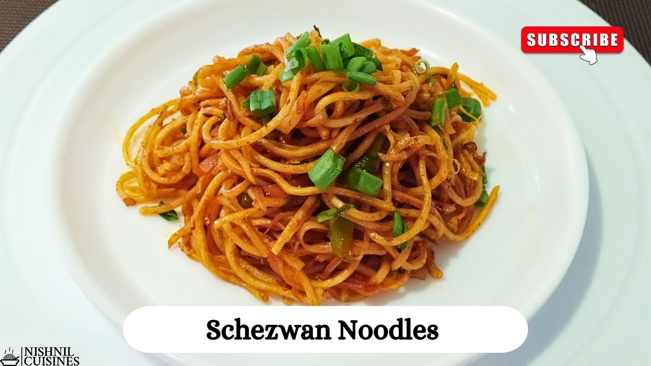 Schezwan Noodles| Chinese Schezwan Noodles| Street Style Noodles| How ...