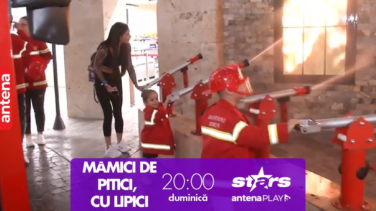 Roxana Vancea i-a făcut pe cei mici pompieri pentru o zi! - YouTube