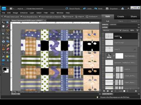 Digital Scrapbooking Tutorial: Weaving - YouTube