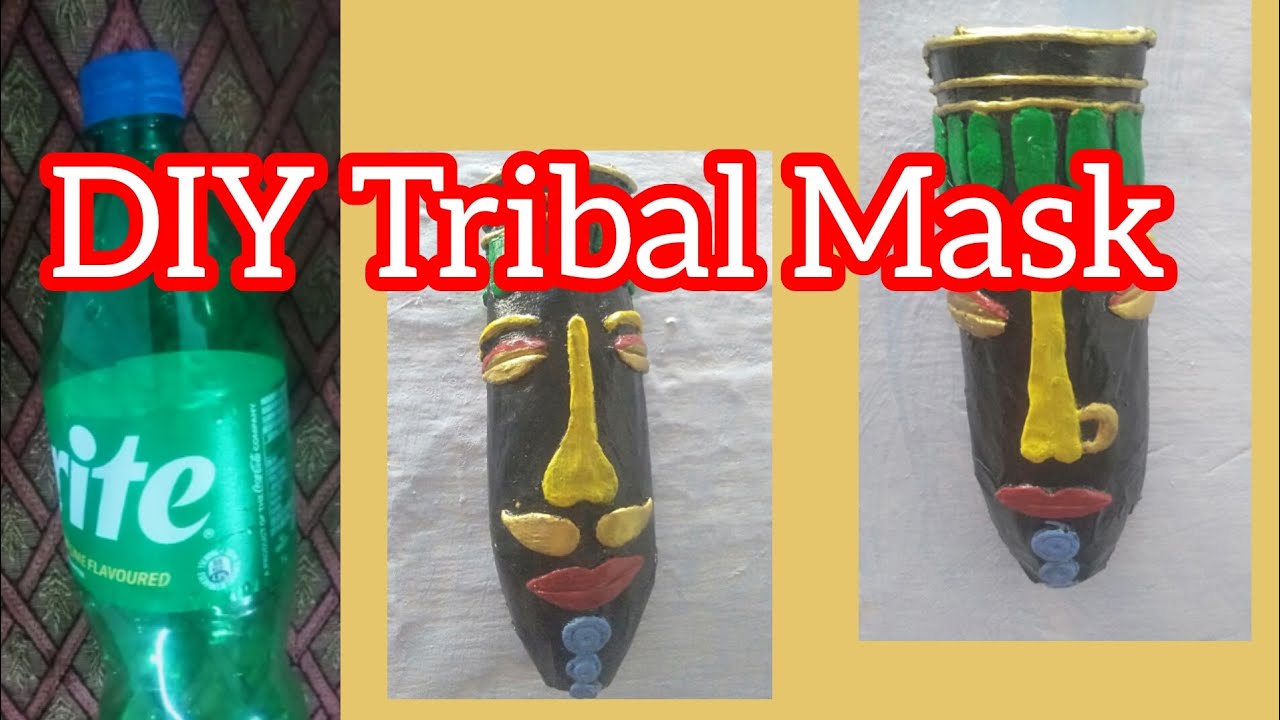 DIY Tribal Mask | Easy Tribal Art Craft using Recycled Materials! 🎭 ...