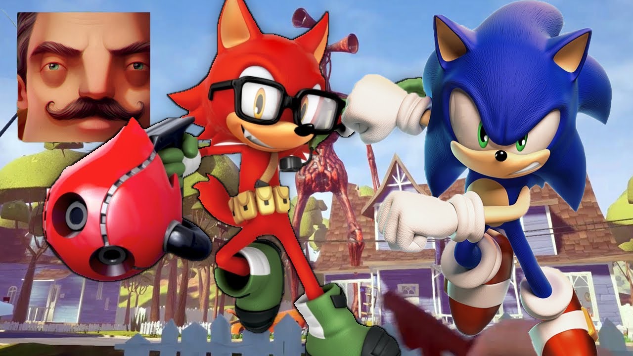 Hello Neighbor - My New Neighbor Sonic the Hedgehog Wolf History ...