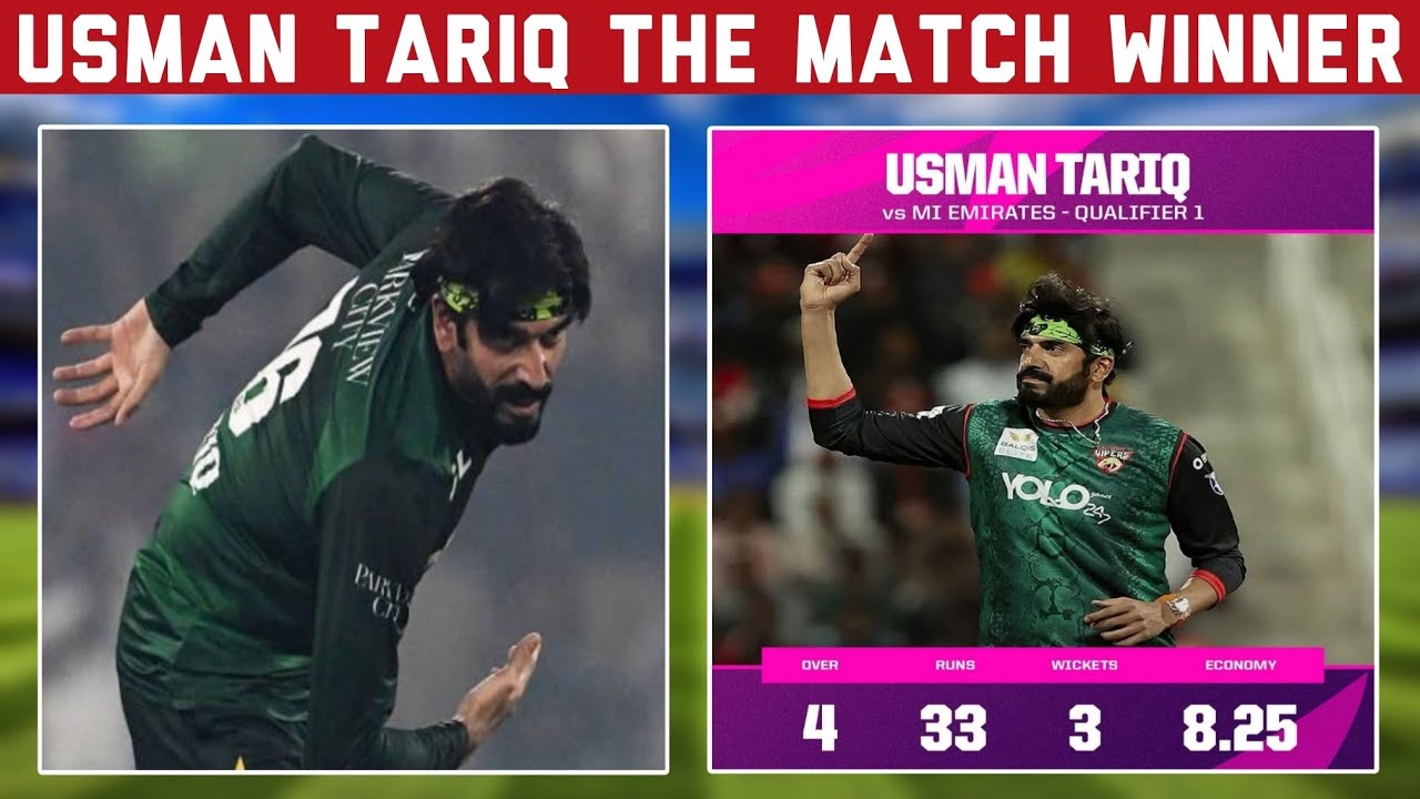 Usman Tariq puts in a match-winning performance on his ILT20 debut 🫡 ...
