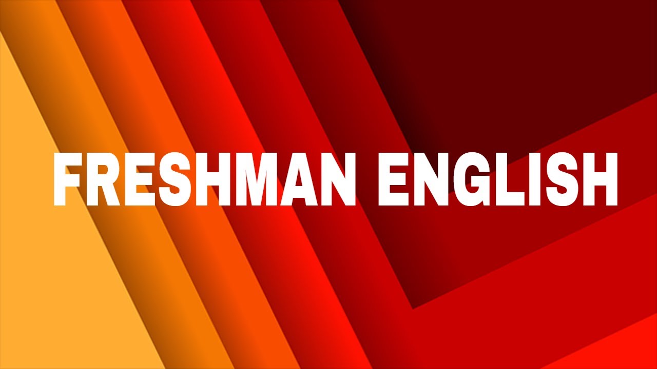 PRESENTATION OF FRESHMAN ENGLISH - YouTube