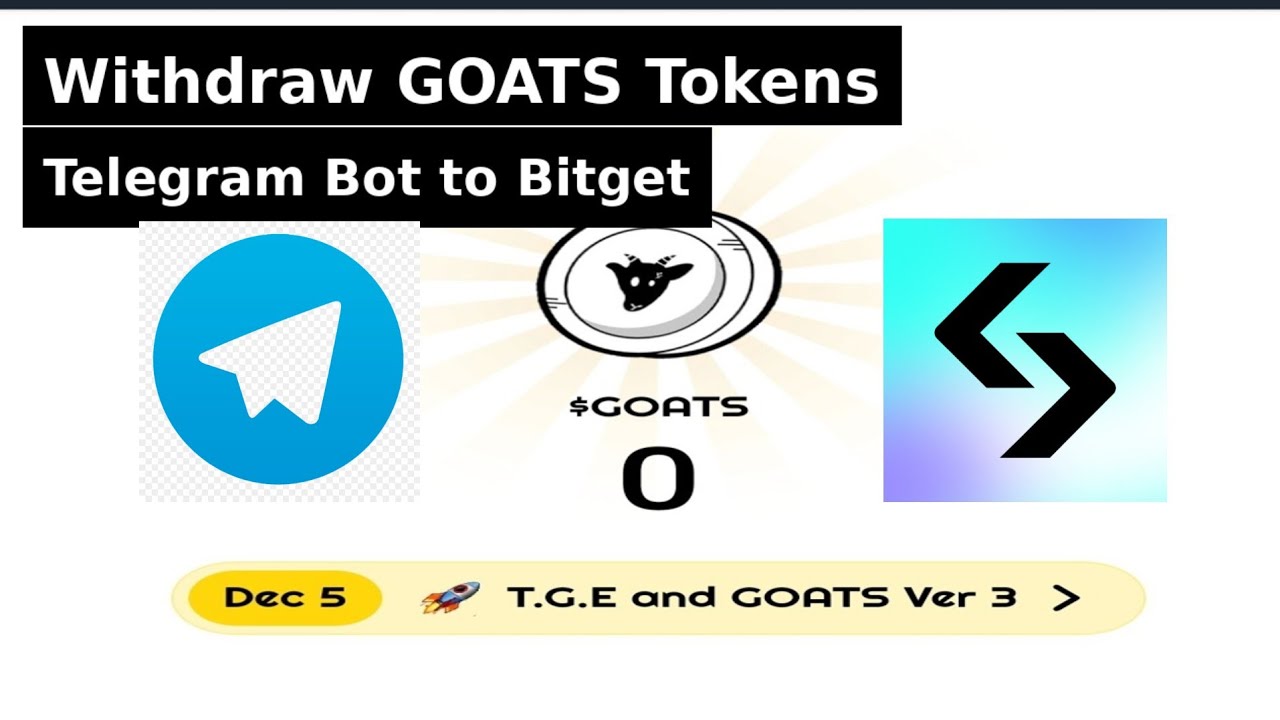 How to Withdraw GOATS Tokens from Telegram Mining Bot to Bitget ...