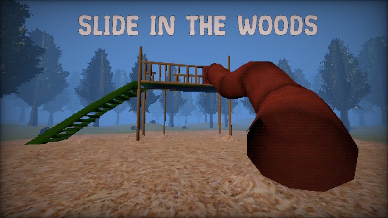 There's a mysterious slide in the woods! | Slide in the Woods ...