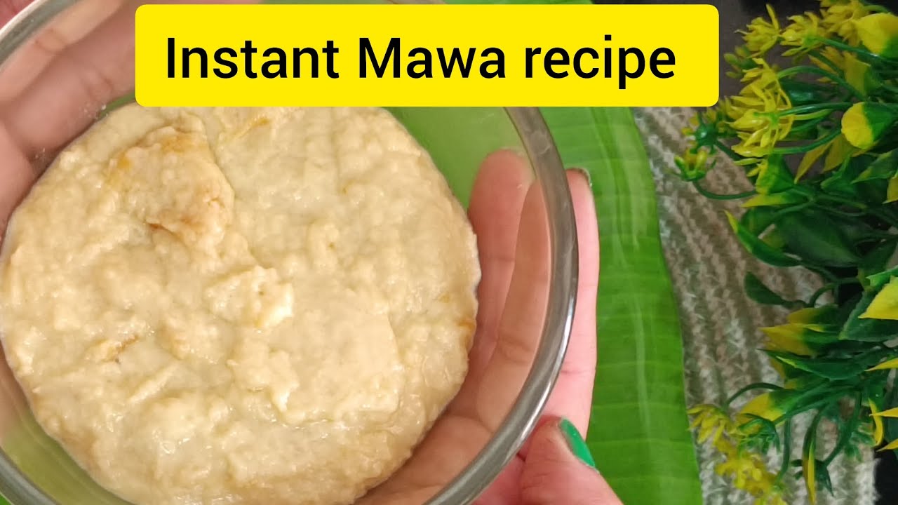 सिर्फ दो सामग्री के साथ बनाएं बाजार जैसा मावा | Instant Mawa recipe ...