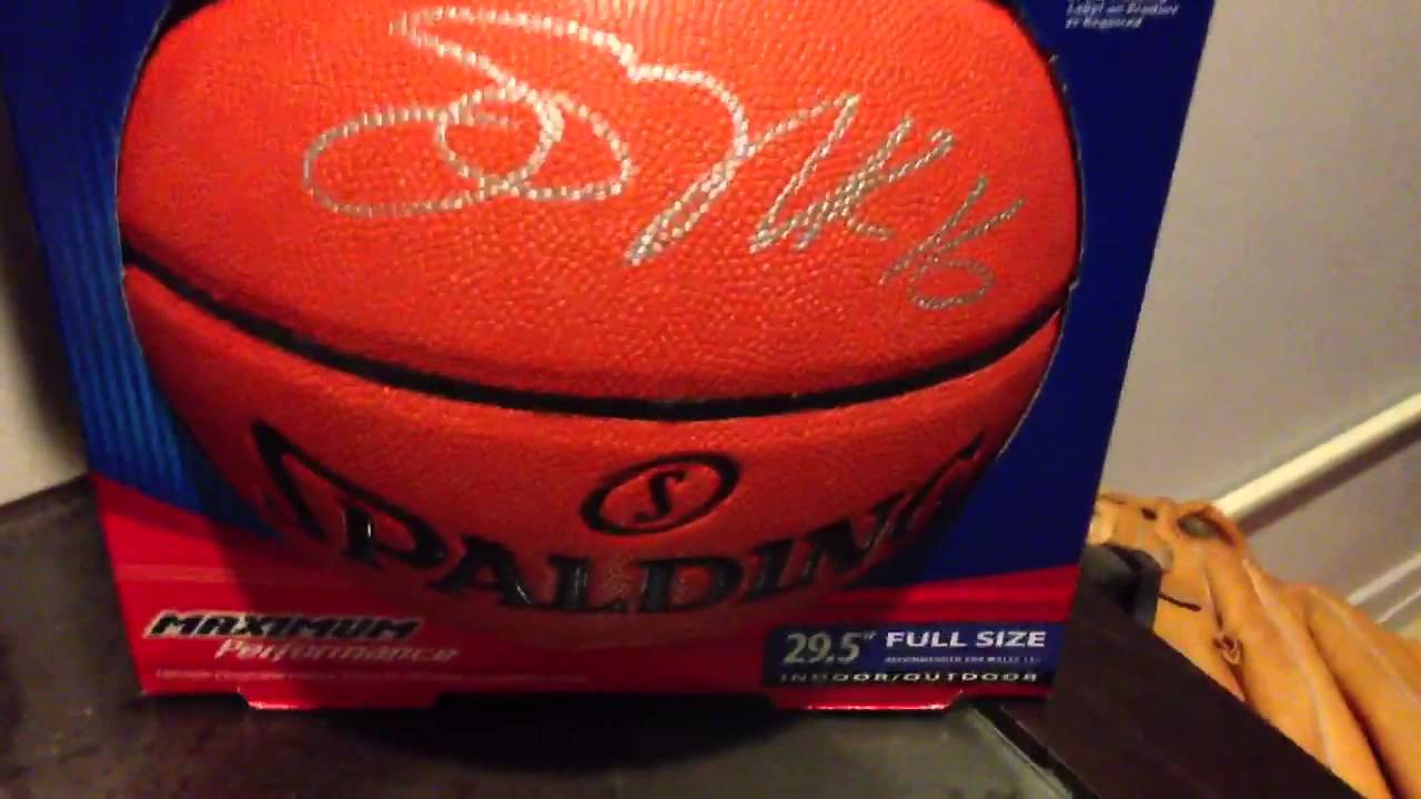 My First Autograph Video ! NBA Collection - YouTube