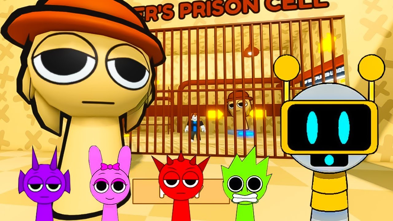 Sprunki Fun Bot Plays Tunner Sprunki Prison Run! Obby in ROBLOX ...