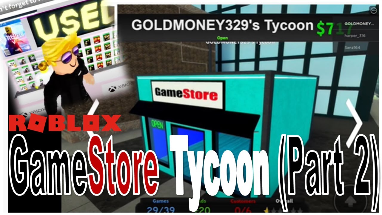 Expanding the Video Game Store - Game Store Tycoon *Roblox (Part 2 ...