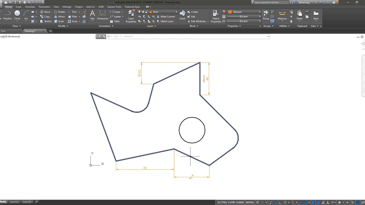 041 CAD DimLinear - YouTube