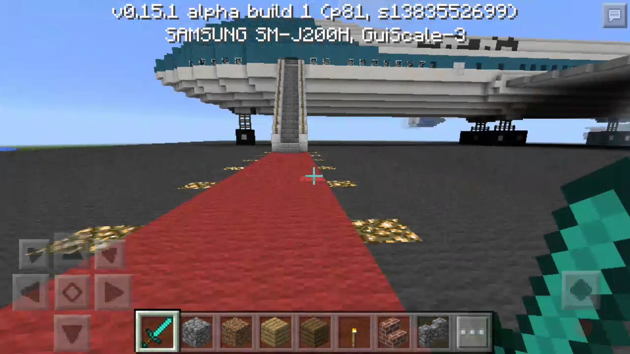 Air force one in minecraft - YouTube
