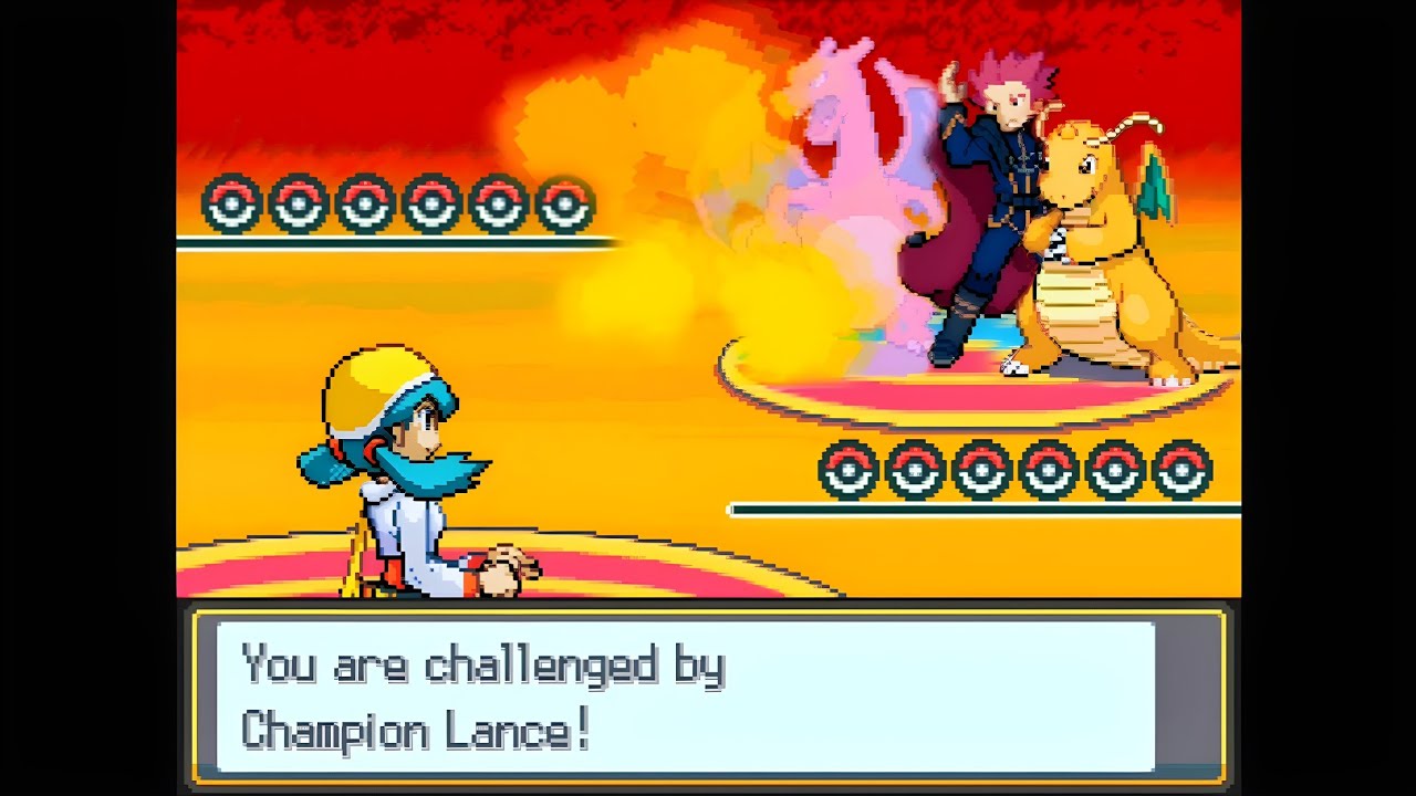 Pokemon Soothing Silver - Champion Lance, Title Match (Singles Finale ...